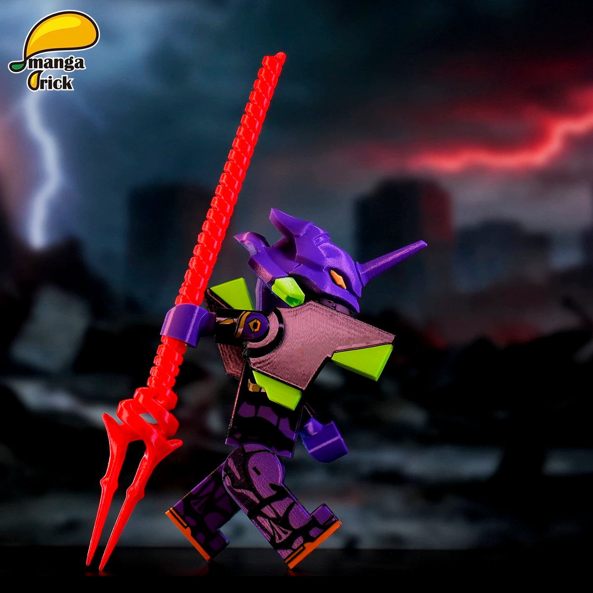 Pre-order EVA Unit-01 (full custom molded) – Lab9minifigs